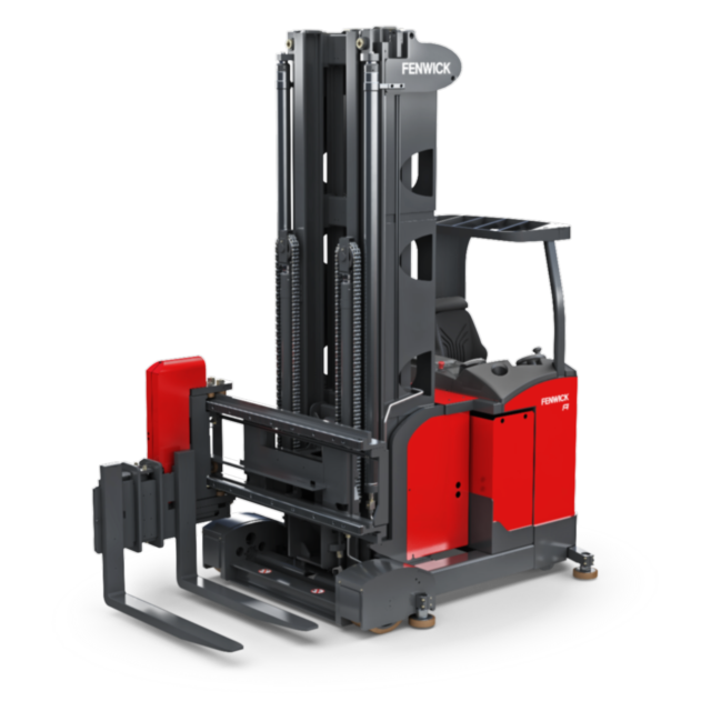 Carrelli elevatori trilaterali per corsie strette (VNA) | Linde MH Italia