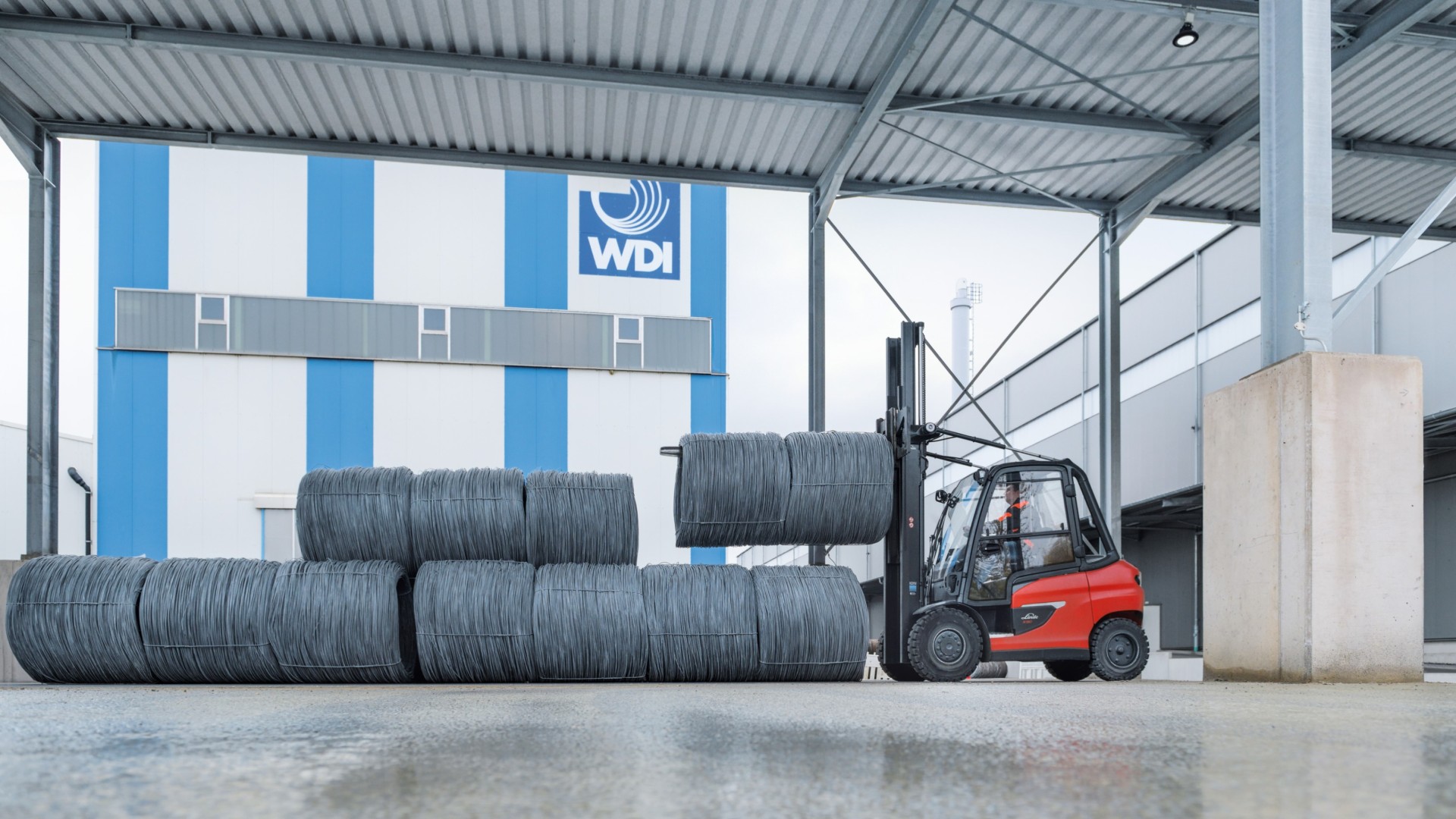 WDI di Hamm | Carrello elevatore elettrico X50 di Linde Material Handling